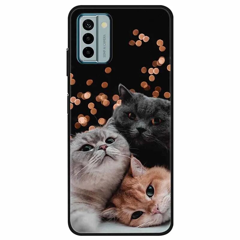 Чехол для Nokia G310 с котиками, Цвет: 13