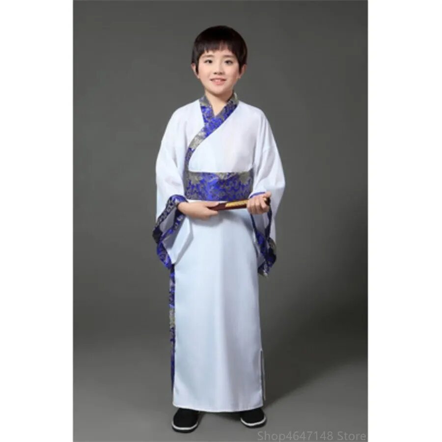 Детский ханьфу из хлопка 110 fit 100-110cm, clothes suit