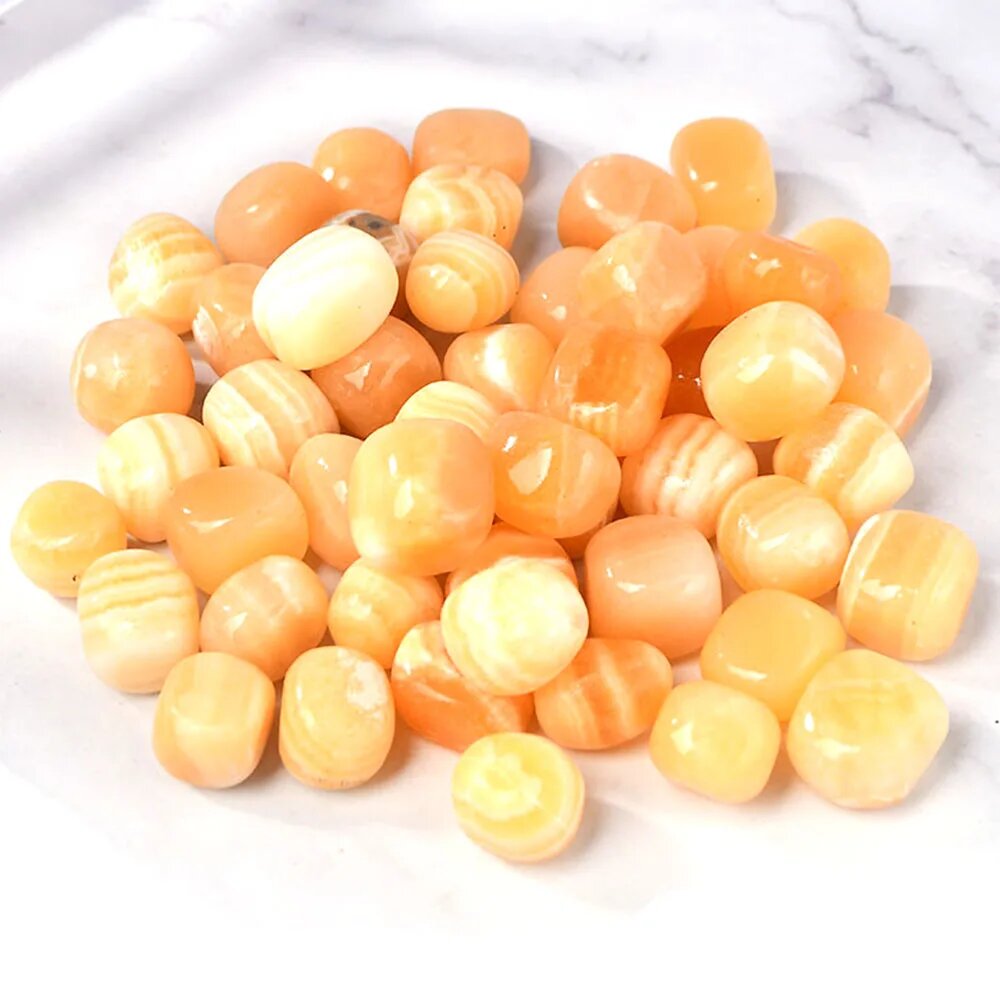 Амазонит, tumbled, для рейки-терапии 500g, Yellow Jade