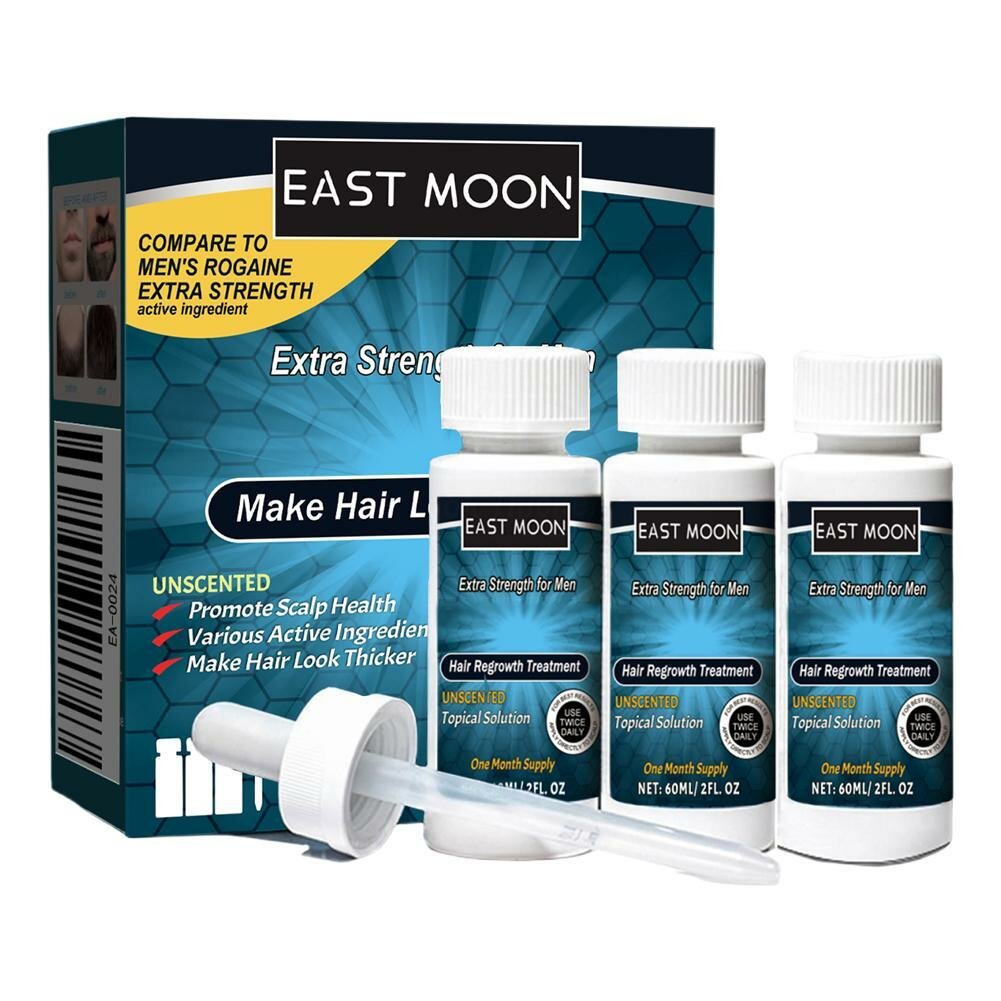 East Moon, мужская сыворотка для волос, интенсивное питание и восстановление, для укрепления и увлажнения волос