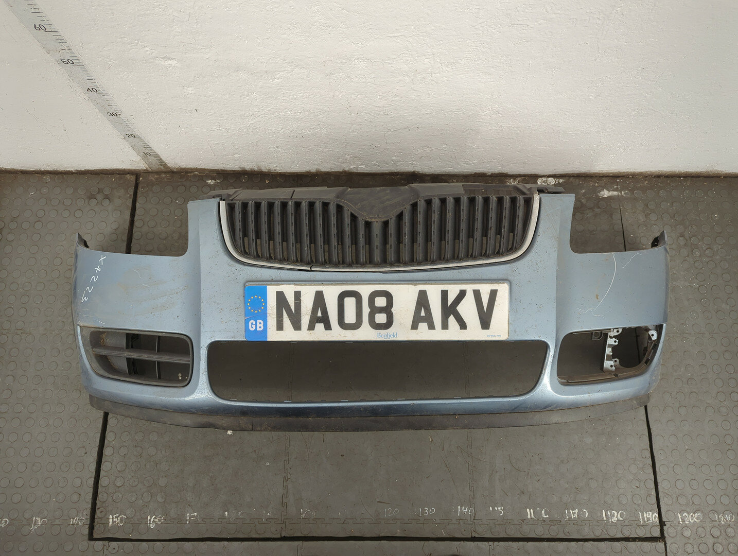 Бампер передний Skoda Fabia Б/У