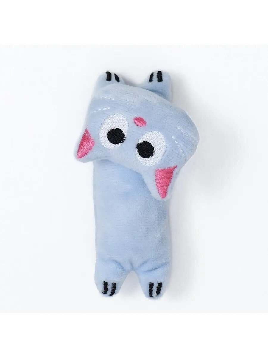 Игрушка для кошек с мятой «Киса» — 11 см, голубая