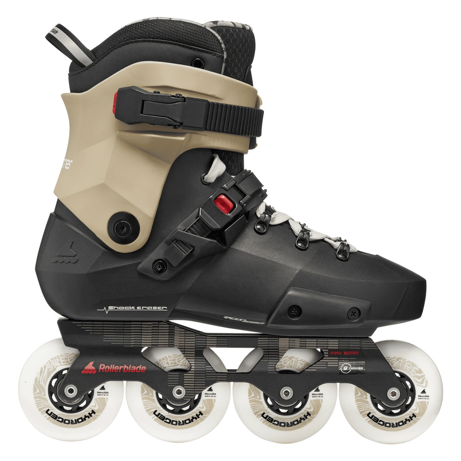 Роликовые коньки Rollerblade Twister XT Black/Sand/Red (EUR:44,5-45)