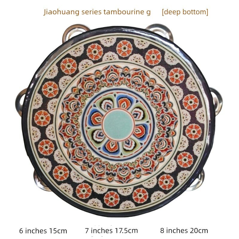 Барабан ручной работы из Дуньхуана, эпоха процветания 7inch 8inch года, барабан для танцев, маленький барабан с