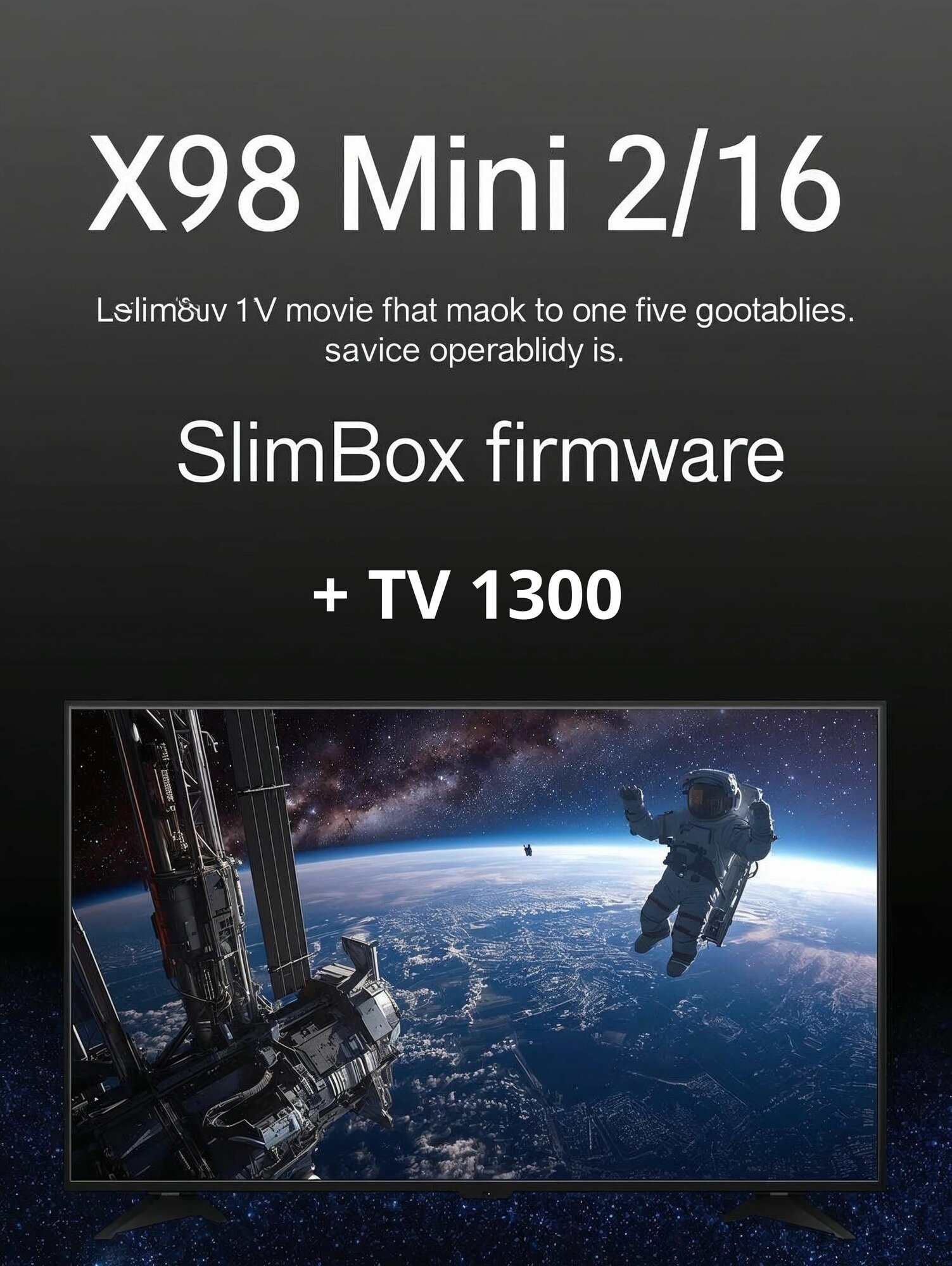 ТВ-бокс X98mini S905W2 2ГБ/16ГБ + TV1300