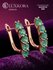 Серьги LUXKORA, фианит, желтый