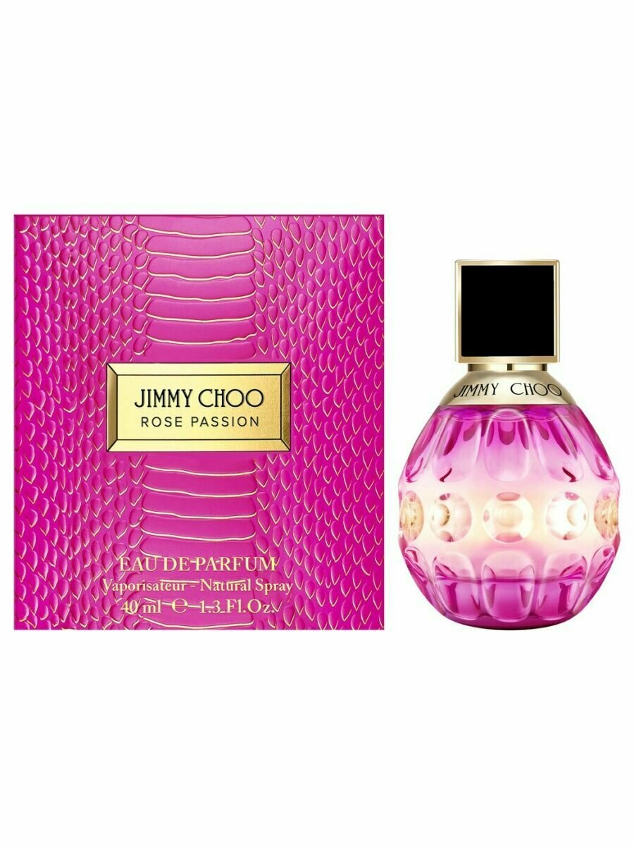 Парфюмерная вода Jimmy Choo Rose Passion 40 мл женская, цветочно-фруктовый аромат