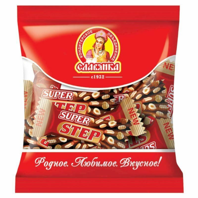 Славянка Конфеты Super Step, 196 г