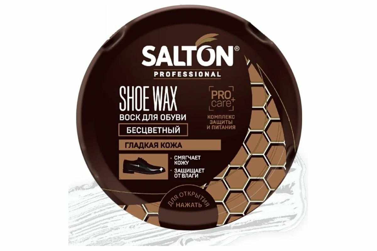 SALTON PROF Воск д/обуви в банке 70 мл Бесцветный 24 0025/019