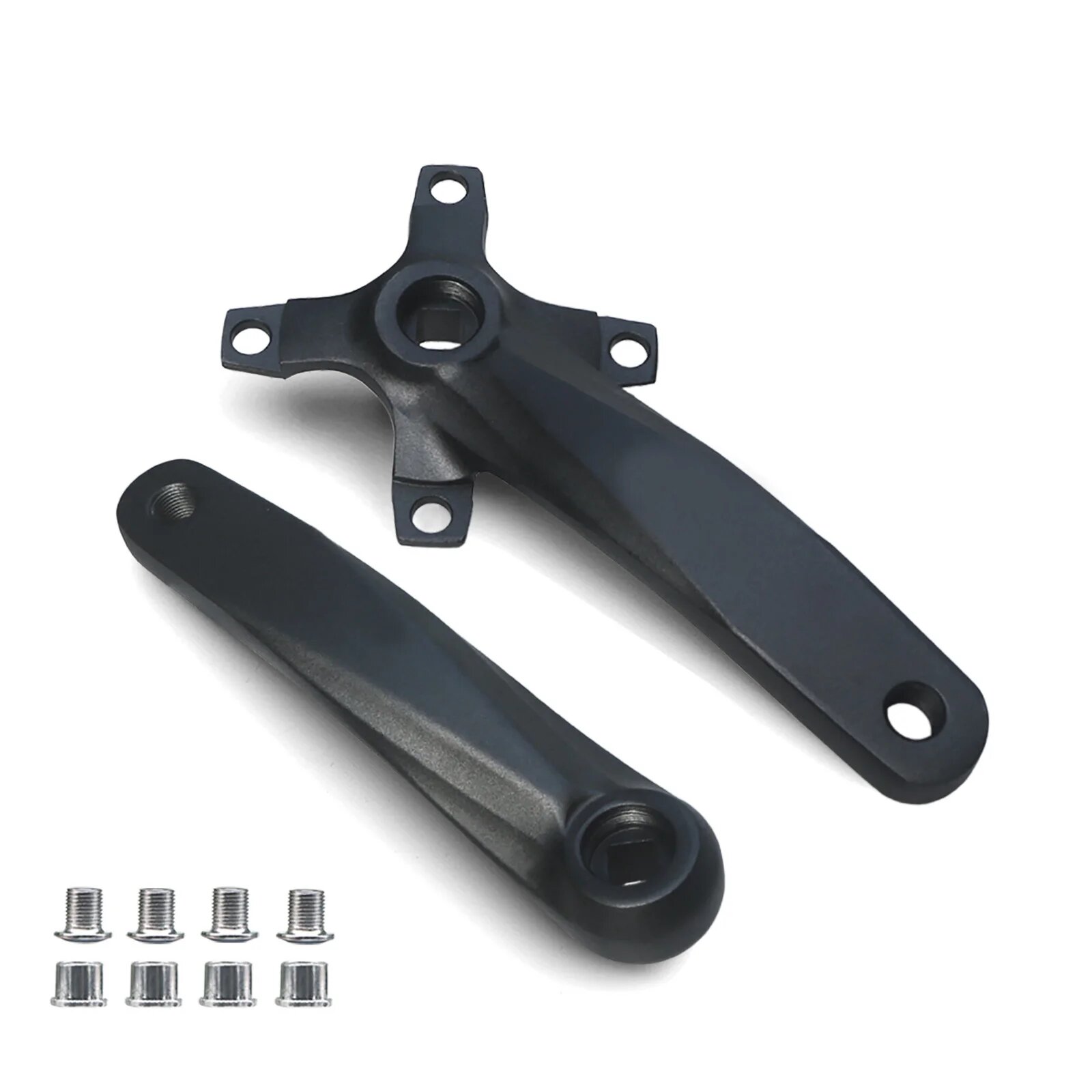 GANOPPER Кривошипная система 104BCD для велосипеда, 152/165/170 мм, 30/32T/34T/36T/38T/40T/42T Черный, 165 мм, Crank