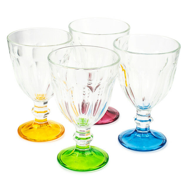 LUMINARC бокал Роман лак, 240 мл стекло, цвет в ассортименте, подходит для вина 1шт