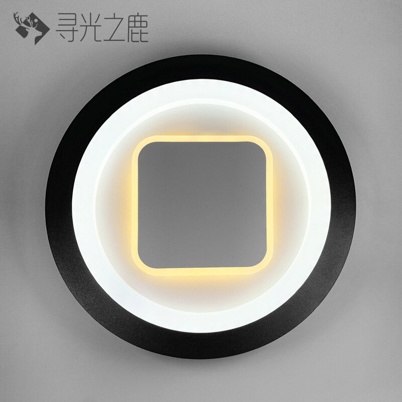 Светодиодный светильник для коридора, прихожей, балкона, потолочный светильник для входного холла, простой светильник для гардеробной с датчиком движения.