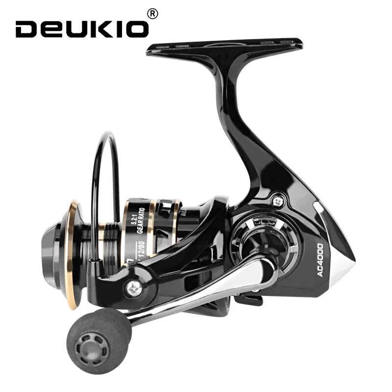 Спиннинговая катушка DEUKIO 5.2:1, 4000 Series