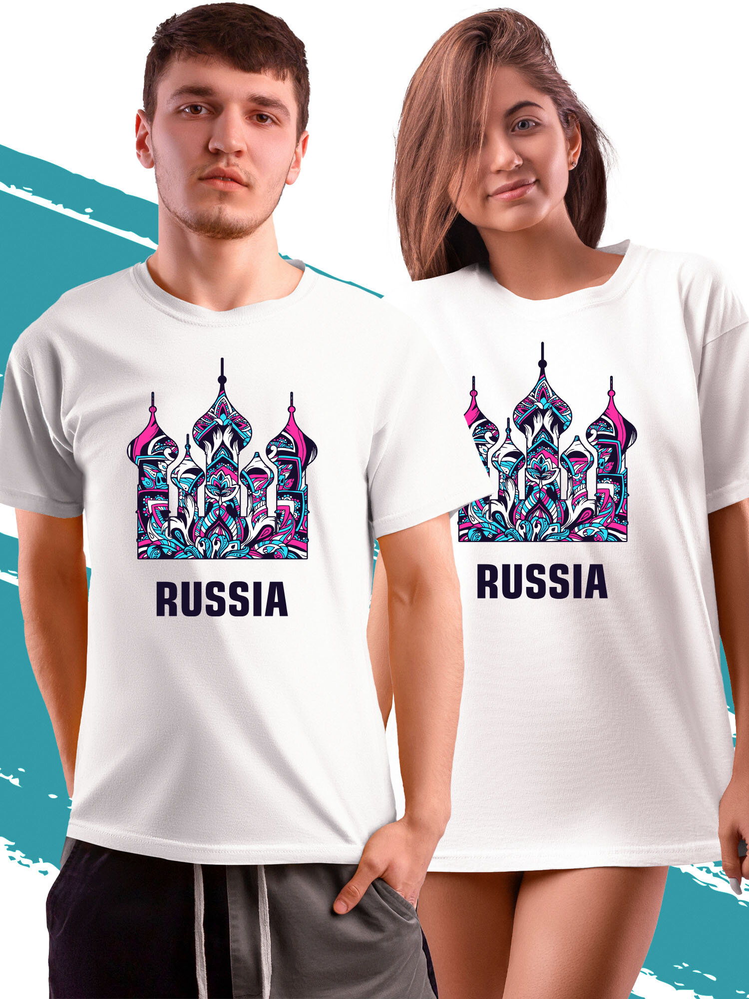 Футболка Россия храм Russia