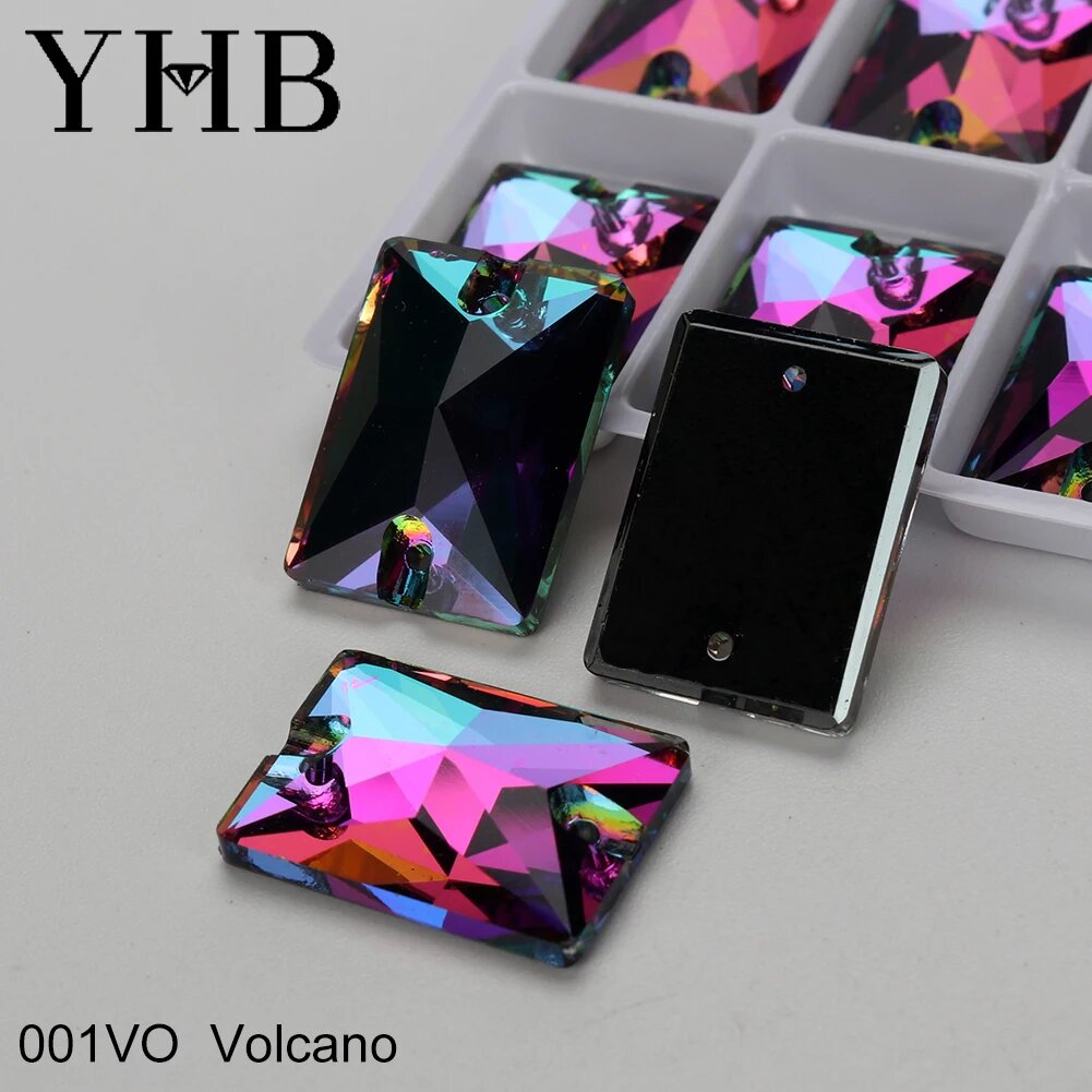 Стразы YHB Volcano 001VO, 18mm, 25mm, 12шт, фиолетовый