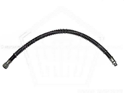 Шланг тормозной камаз 6520, 4310 передний (l=700мм) (штуцер/гайка) в оплетке