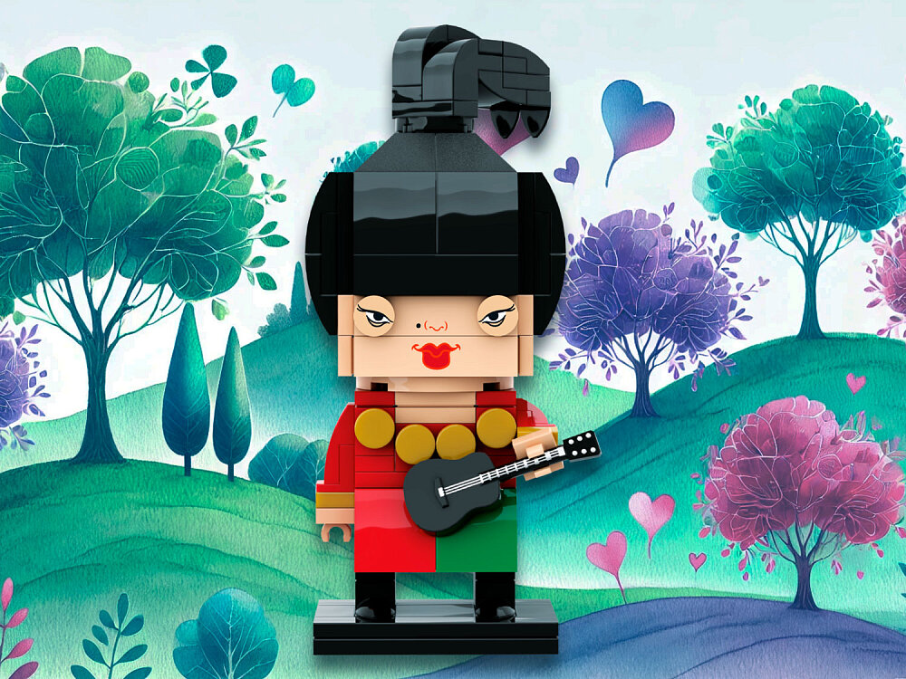 Конструктор Brick Labs Союзмультфильм AB-1118 Конструктор Бременские музыканты: Атаманша