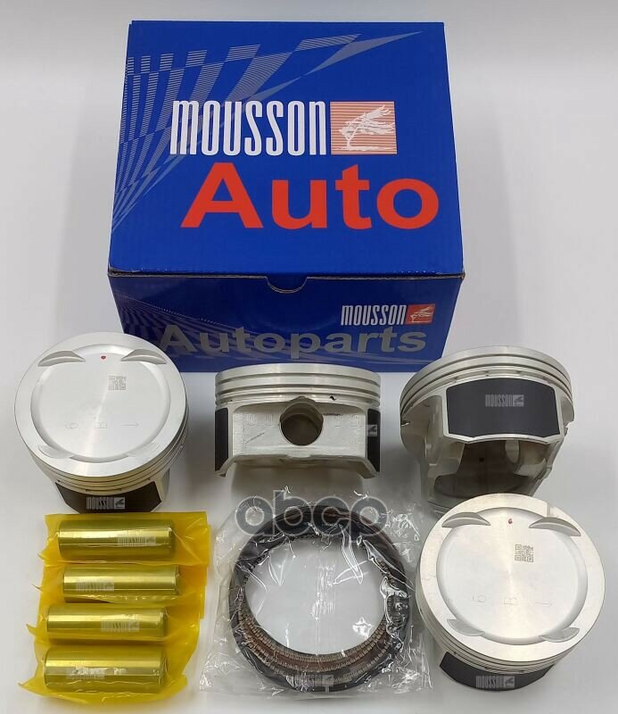 Поршень кольца комплект Kia/Hyundai 2,4L G4KE на 1 цилиндр MOUSSON арт. SPRG4KESTD