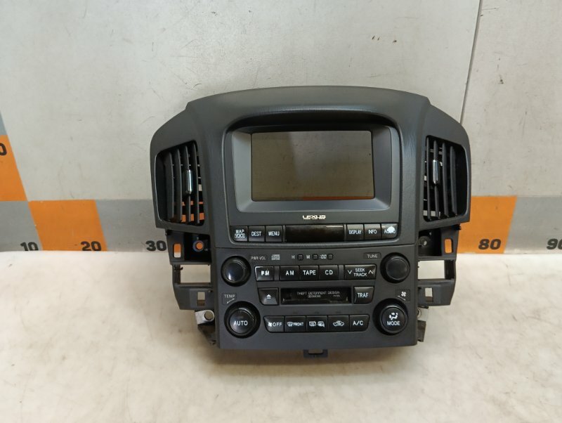 Б/У управления магнитолой, печкой, Лексус RX300 1 Панель управления Lexus RX300 2002 MCU15 343108 TOYOTA арт. 8401048040