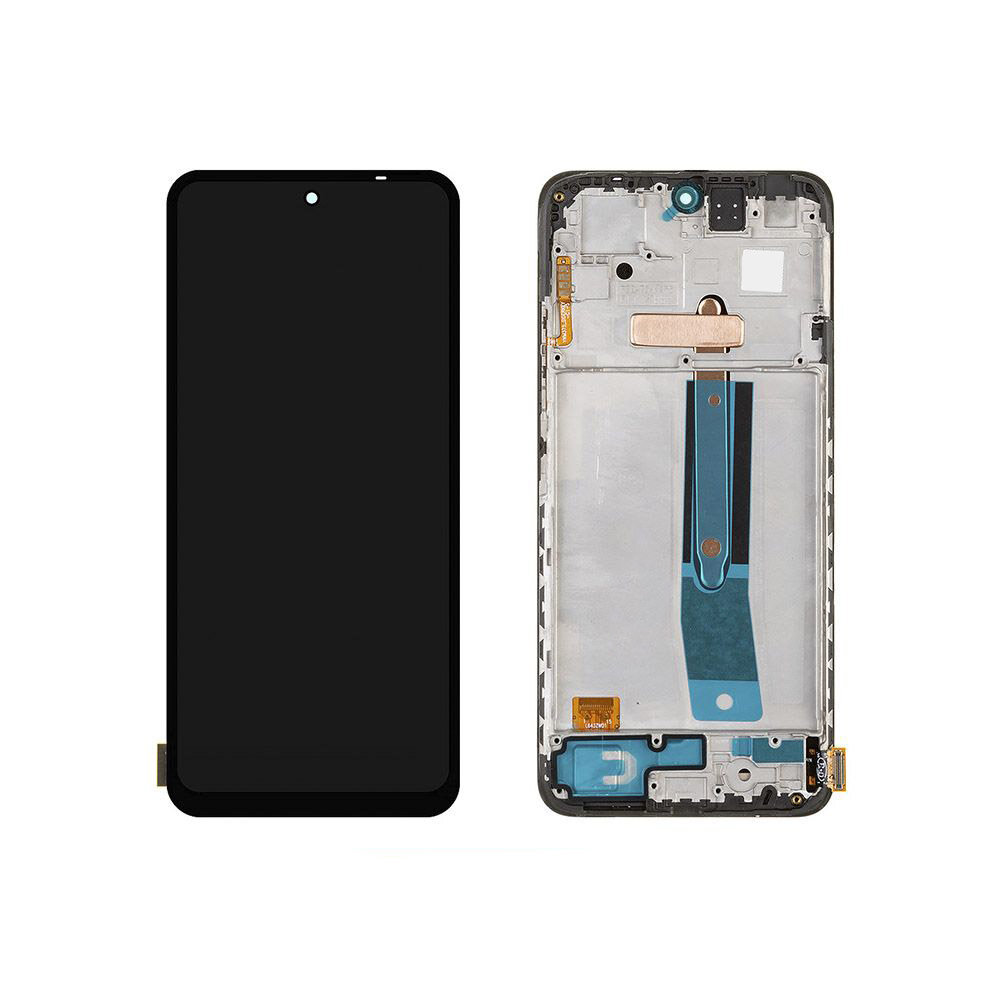 Дисплей (экран) в сборе с тачскрином для Xiaomi Redmi Note 11, 11S 4G черный с рамкой (Premium LCD) / 1080х2400