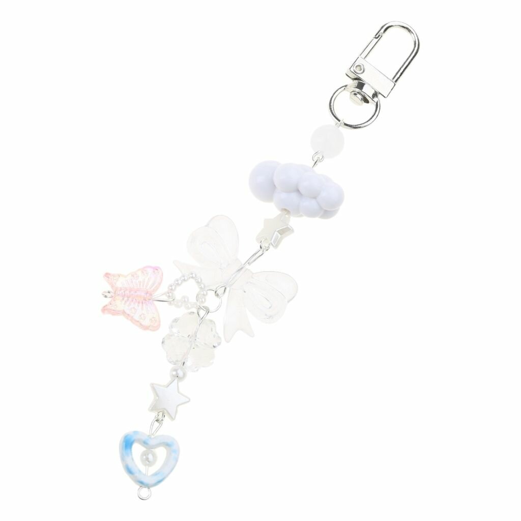 (1 штука) Брелок ручной работы из бисера с подвеской для мобильного телефона на цепочке-тип 13