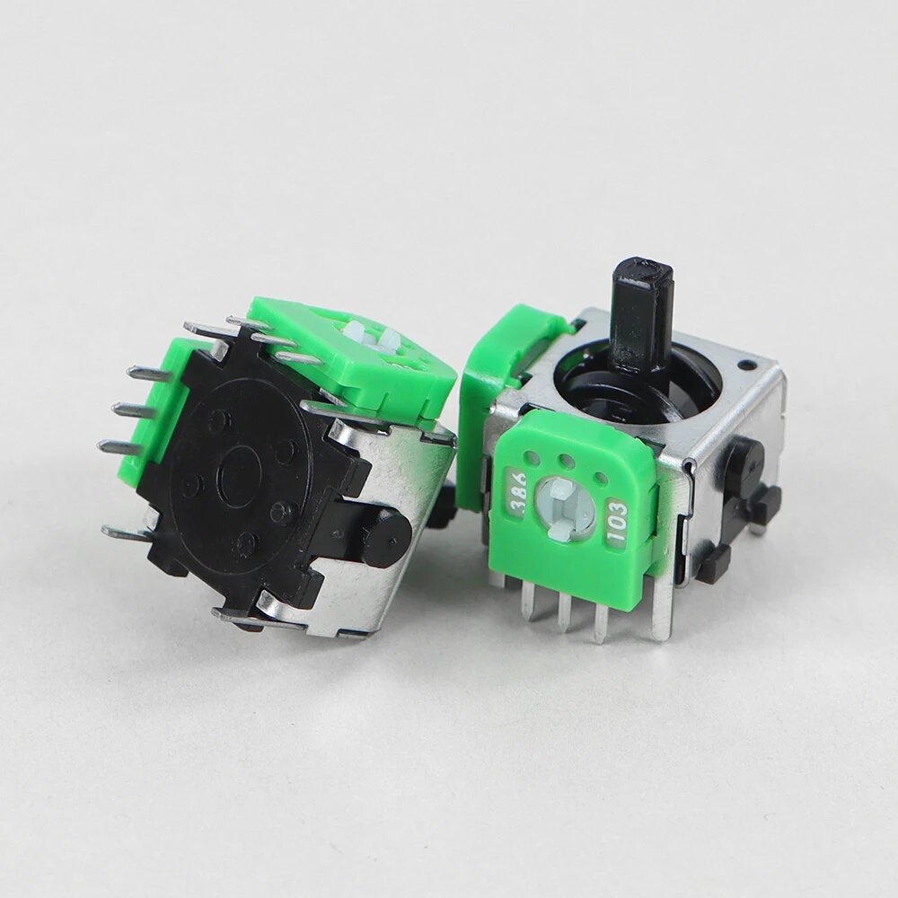 2 шт. заменяемый джойстик XINGZEZE для Nintendo Gamecube Apple Green