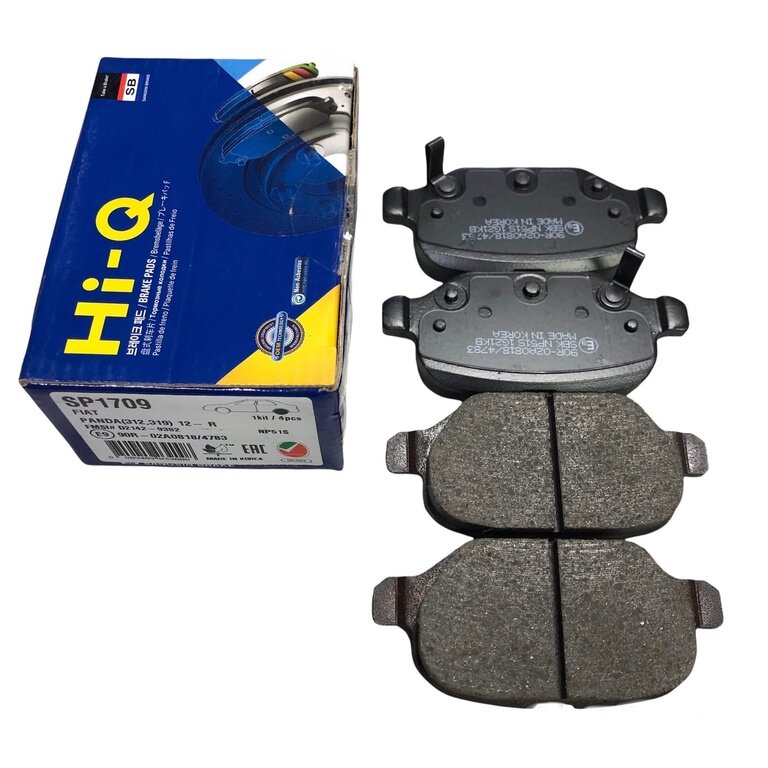 Колодки тормозные задние дисковые ВАЗ VESTA, VESTA NG SANGSIN (они же 2190, 1118 комплектация SPORT) (артикул SP1709)