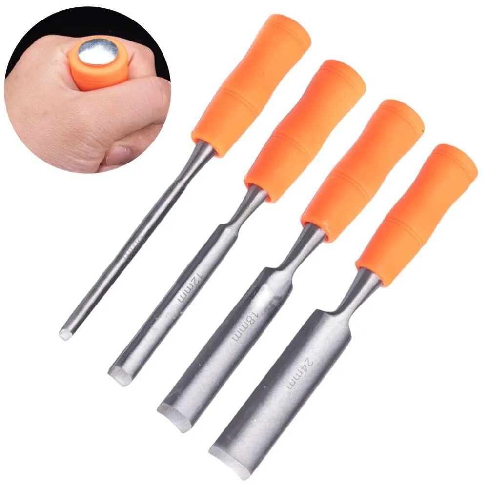 OZ-LNDS 1 шт. Резьбовая стамеска по дереву, полукруглая, 6-24 мм, ремесленная стамеска