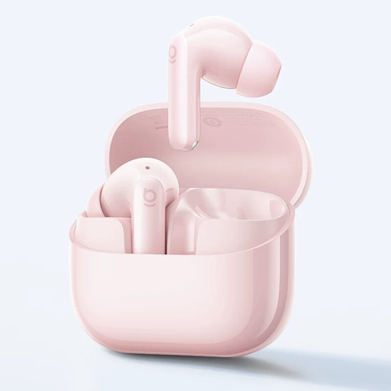 Baseus BP1NC наушники беспроводные с микрофоном, bluetooth - светло-розовый