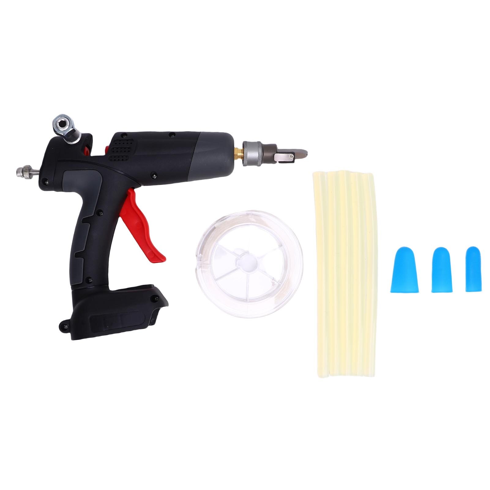 Инструмент для невидимой прокладки оптоволоконных кабелей, подходит для аккумуляторов BL1830B BL1840B BL1850B, с регулируемой на 360° насадкой, беспроводной термоклеевой пистолет для проводки FTTR.