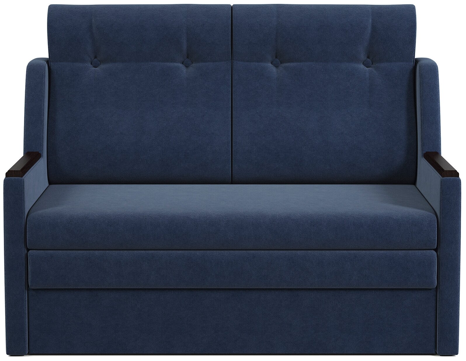 Диван-кровать раскладной Классика 2Д велюр Ультра миднайт