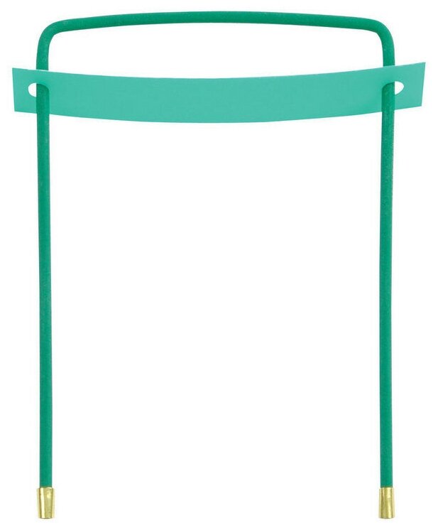 Механизм для скоросшивателя Attache металлопластиковый зеленый (80х200 мм, 10 шт в уп) 604962