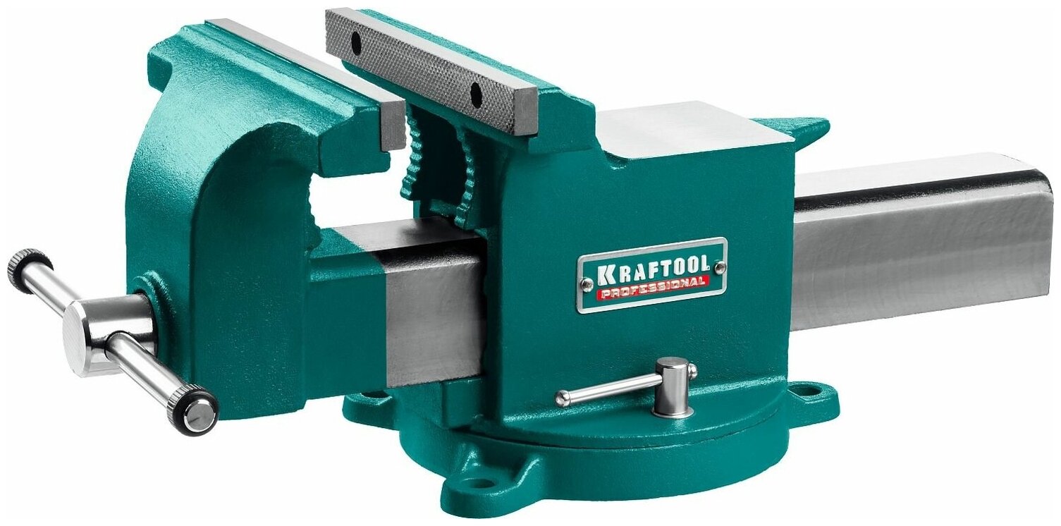 Тиски слесарные поворотные 200 мм Kraftool 32701-200