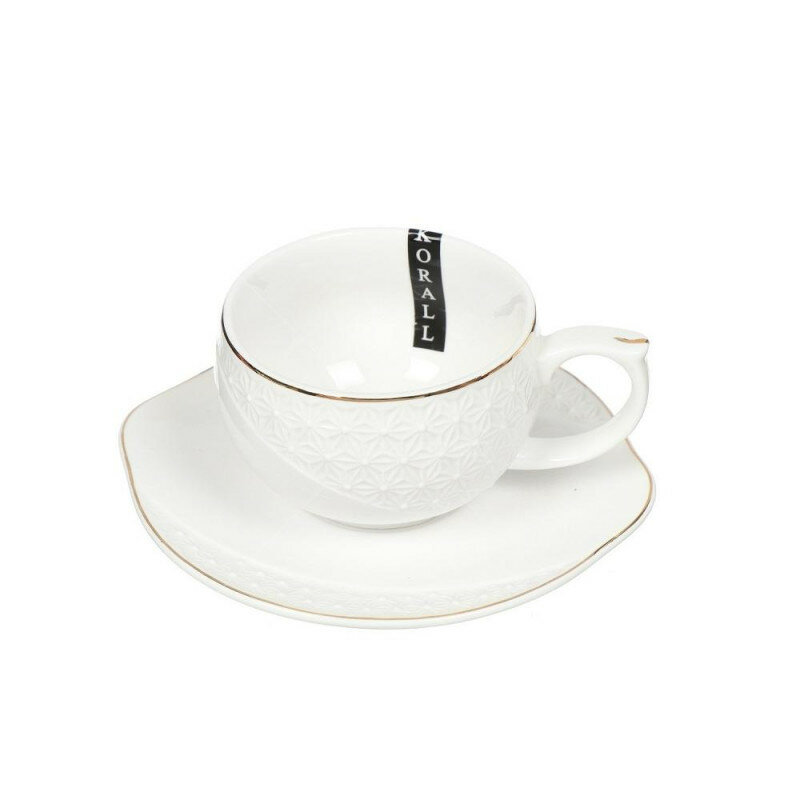 Пара чайная 240 мл Снежная королева круг Коралл 749314