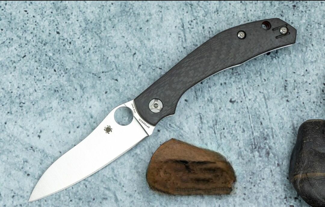 Нож карбон Spyderco Kapara длина лезвия 9. см