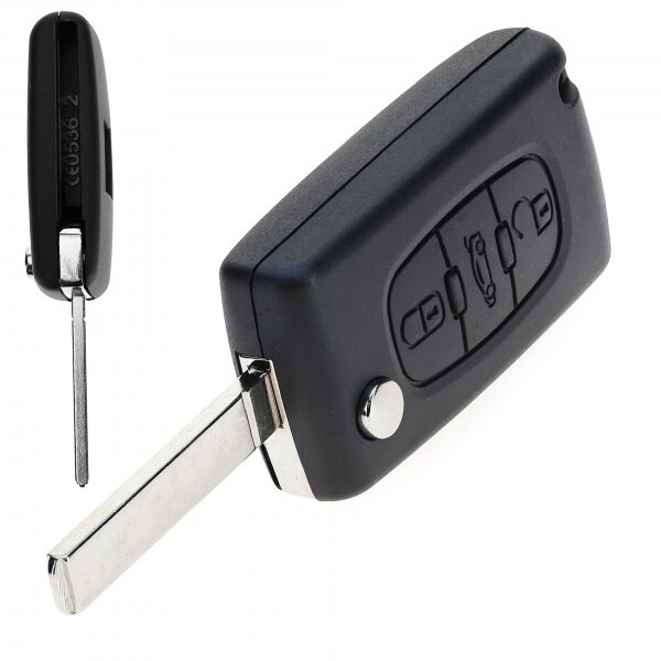 Корпус ключа Peugeot CIT1P 3кн.