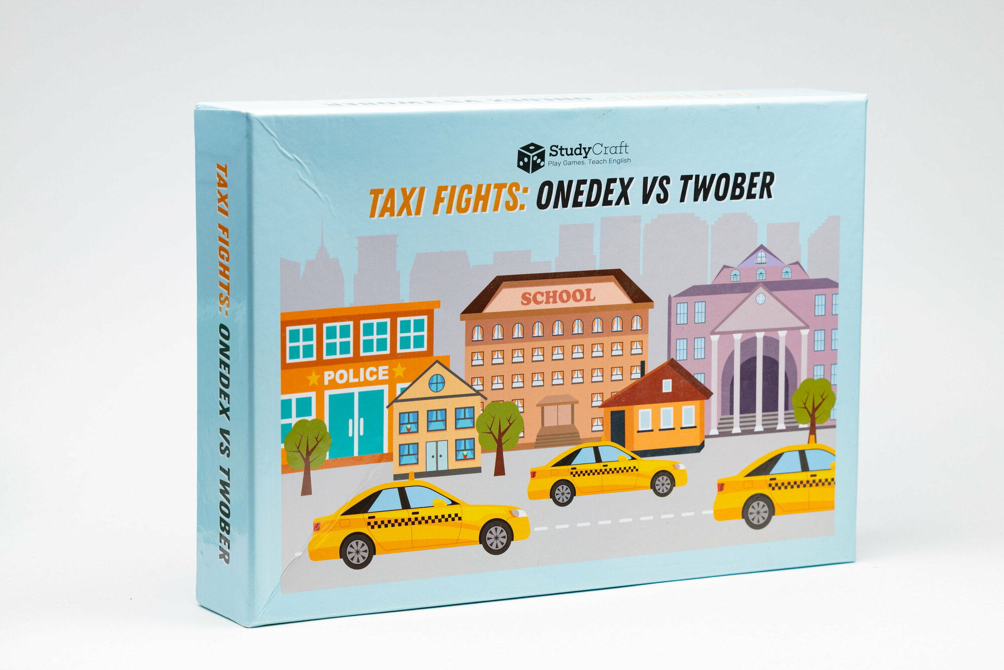 Настольная игра Trendy English Games "Taxi Fights", для изучения английского языка