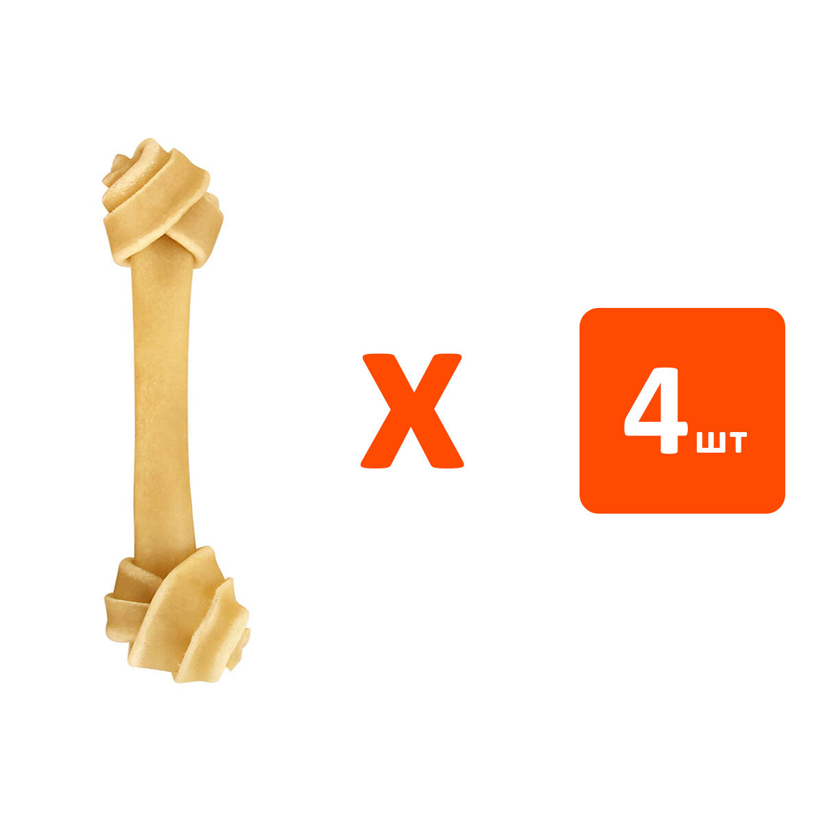 Лакомство TRIOL для собак кость узловая 15 см 10 шт (1 шт х 4)