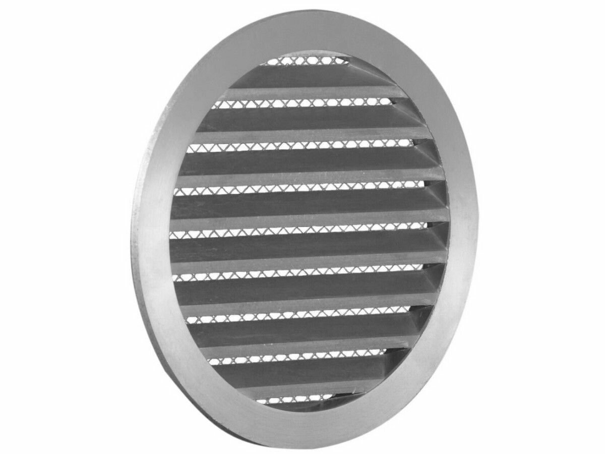 Алюминиевая наружная решётка 160мм