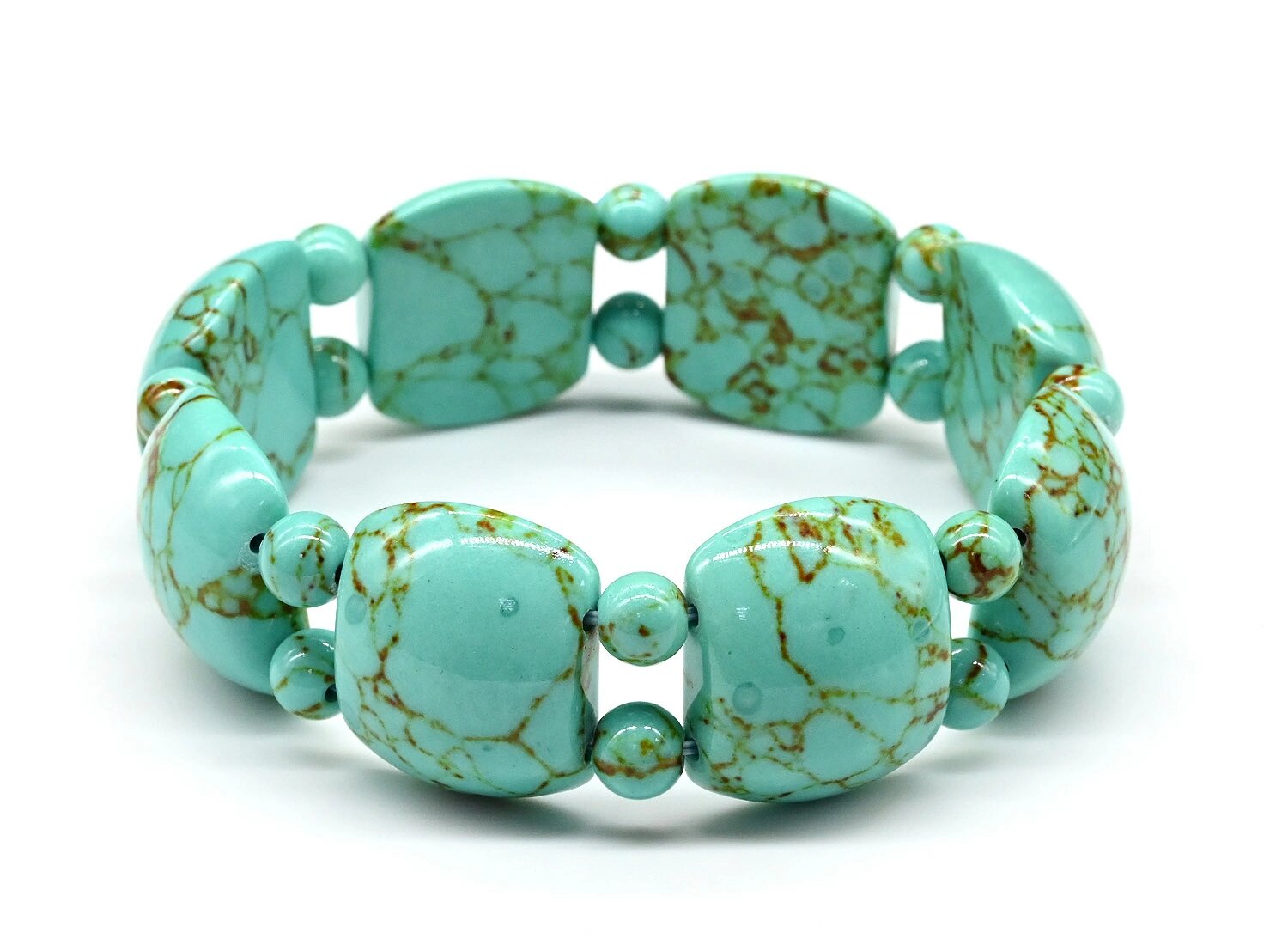 Браслет, бирюза