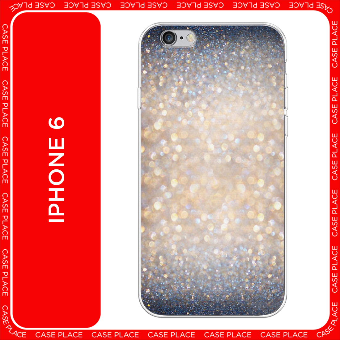 Чехол на Apple iPhone 6S / Айфон 6S с принтом Мерцание рисунок