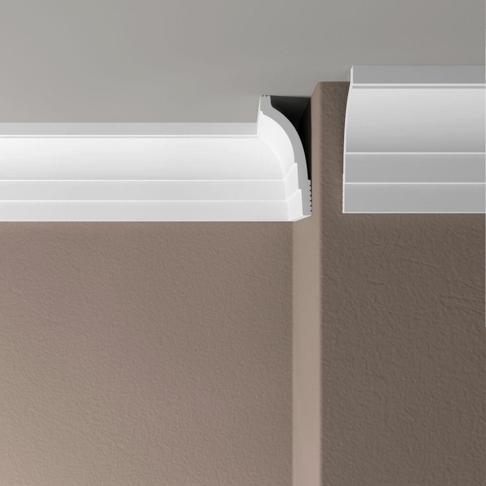 Карниз XPS Polymer Де-Багет ПП 12 70/30 Д2000хШ30хВ70 мм.