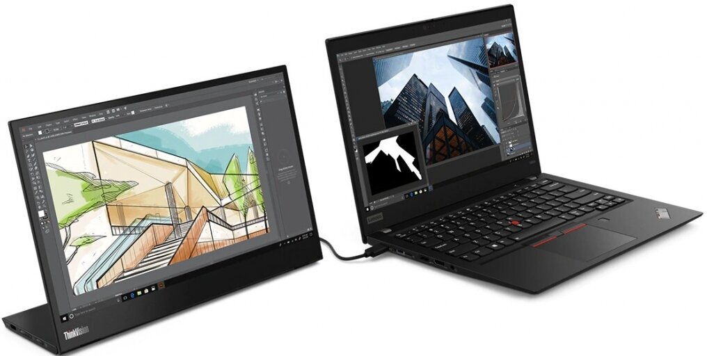14" Монитор Lenovo ThinkVision M14 (61DDUAR6WW) 16:9 FHD (1920x1080) IPS