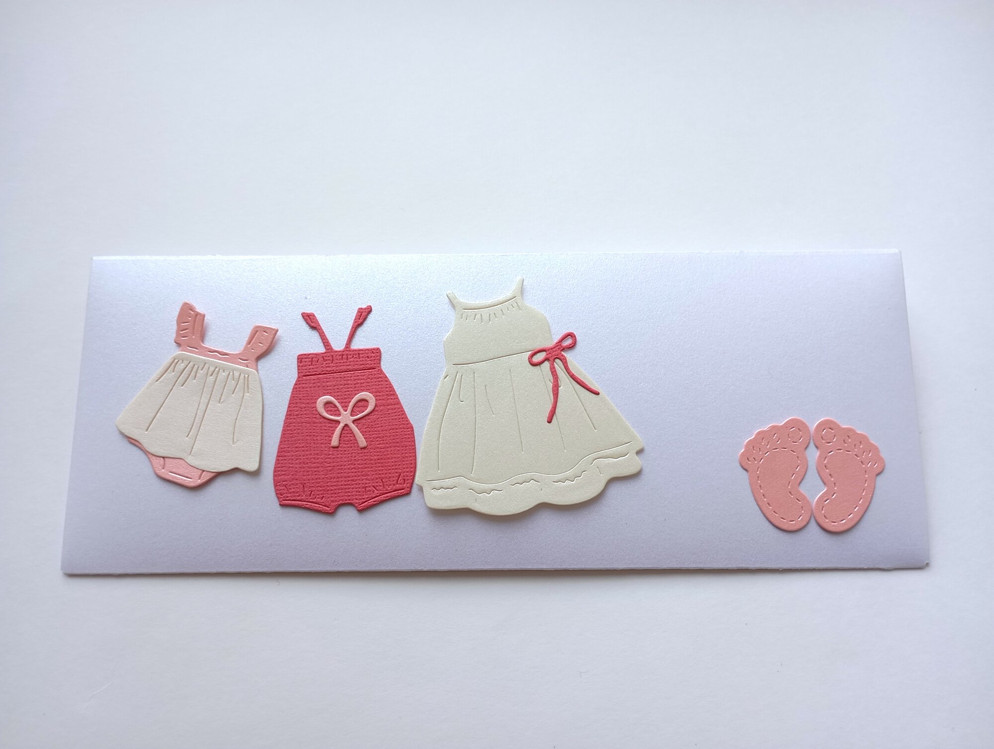 Конверт для денег на рождения малыша. Для девочки. Размер 22*8см. Ручная работа. Сделано с любовью!