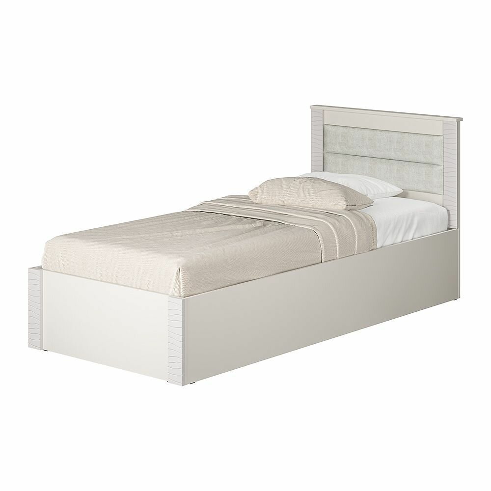 Кровать 0,9 м Монако КР-17, ЛДСП Кашемир, 900х2000, Мебелони