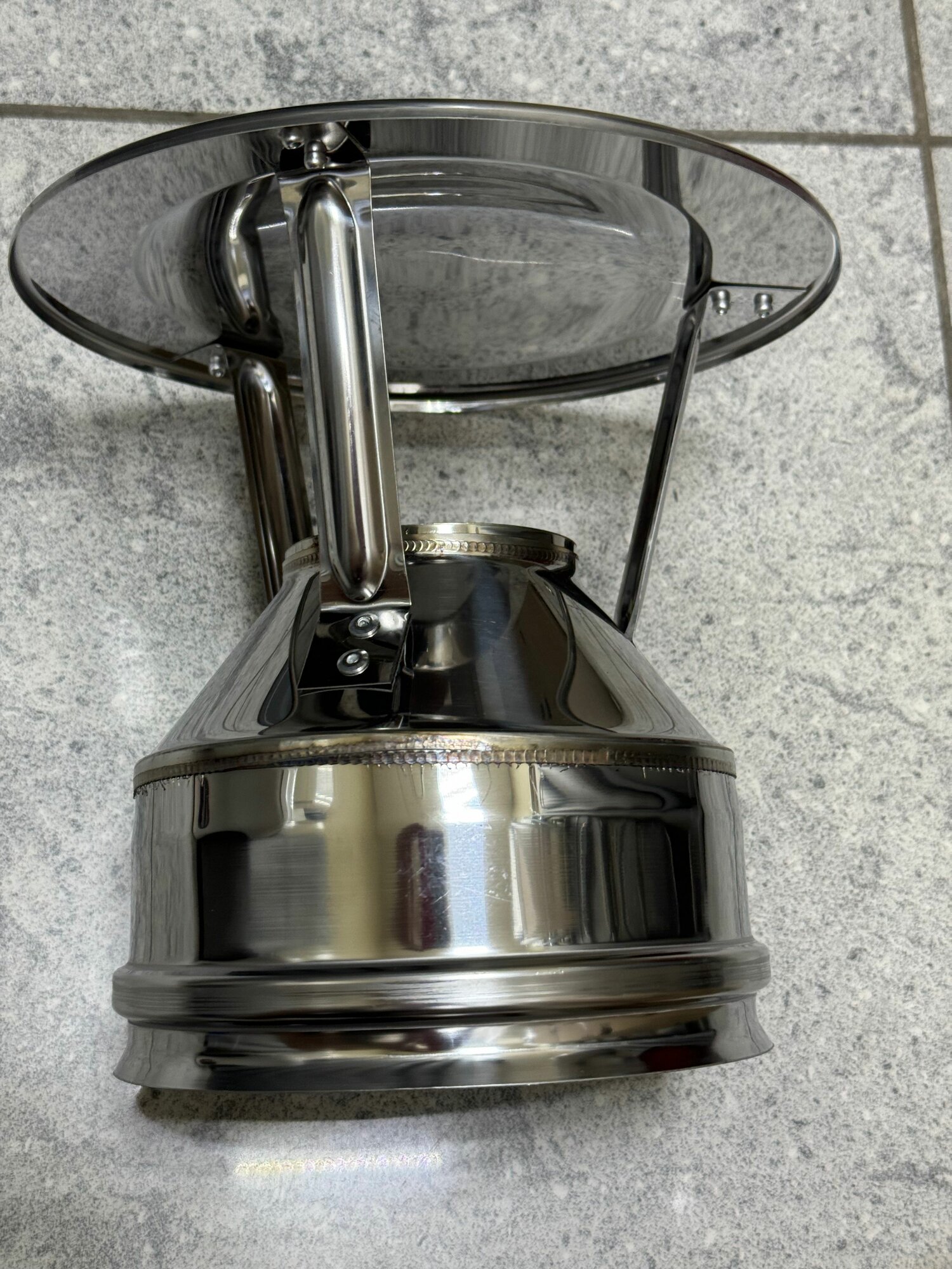 Оголовок на сэндвич трубу 80-160