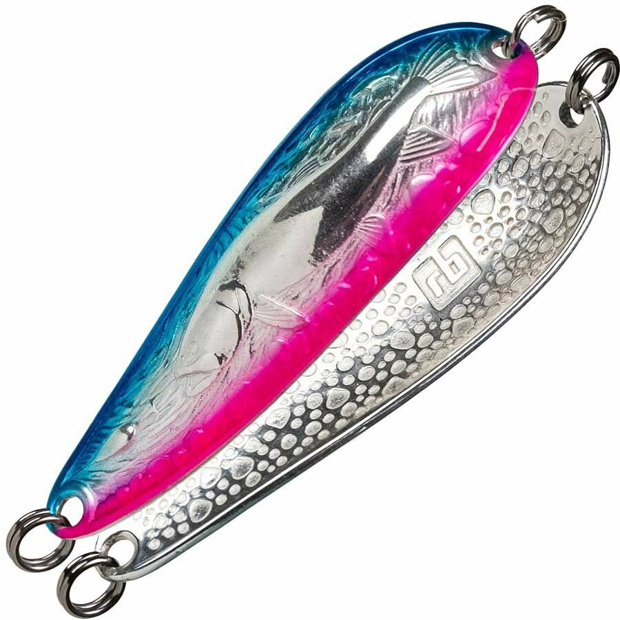 Блесна из латуни на лосося, покрыта серебром RB Адмирал 32гр - 199