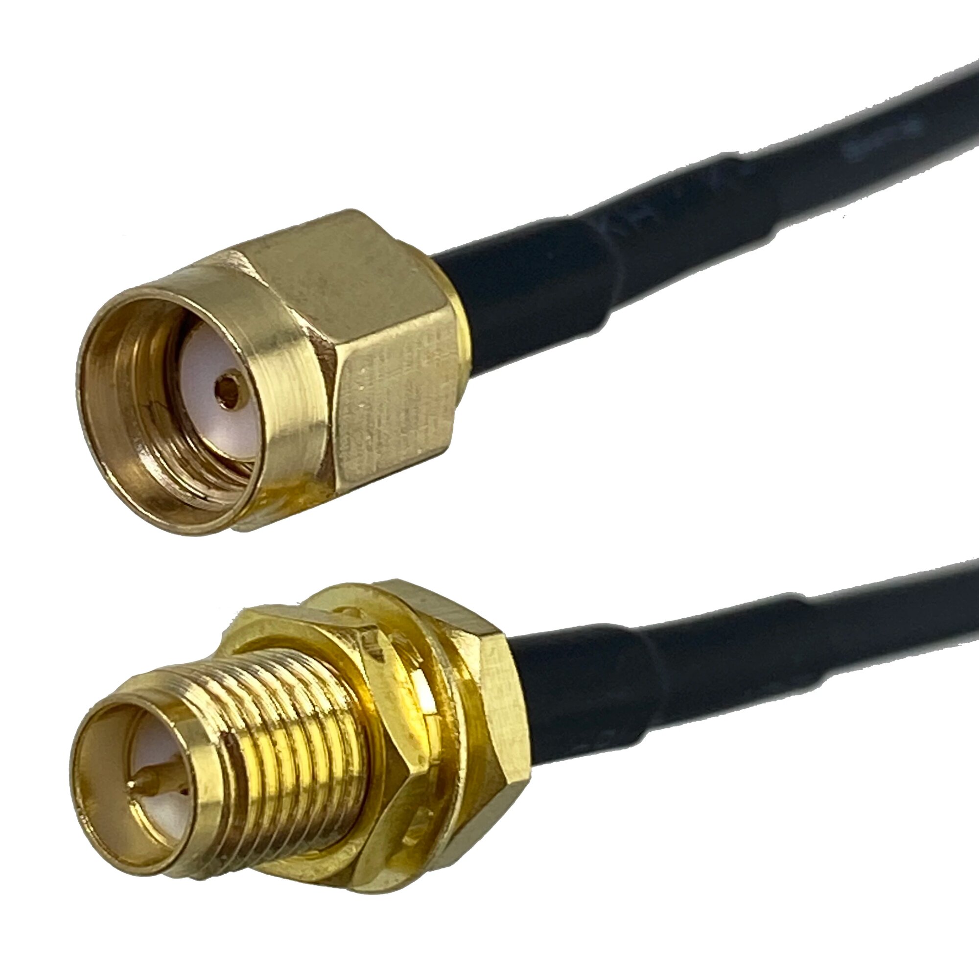 Кабель RG174 SMA RP SMA 3FT (1M), RPSMA M to RPSMA F