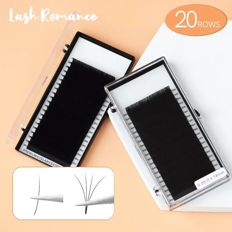 Накладные ресницы Lash Romance C изгиб, 11 мм, 0.10 мм