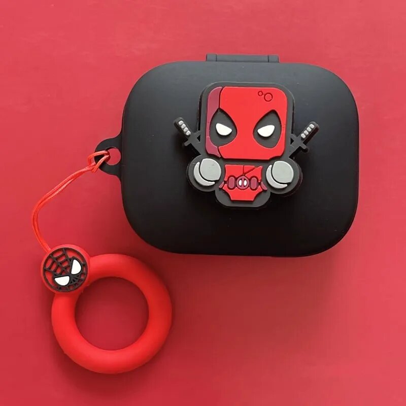 Чехол для наушников Marvel Deadpool Redmi Buds 5/6S/6 Active Redmi Buds 6 Active, D With Lanyard